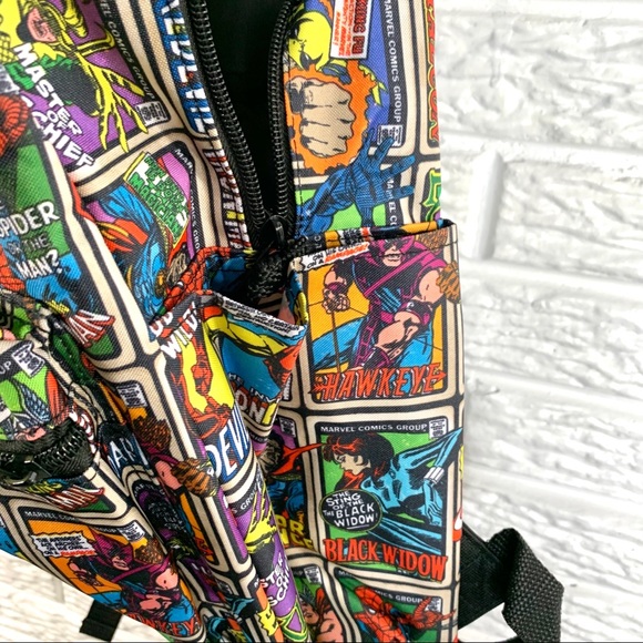 Marvel | Accessories | Marvel Superheros Comic Book Style Backpack ...